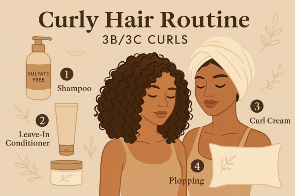 Curly Hair Routine 3B/3C. Products, Tips & Tricks - Curly Hair Salon ...